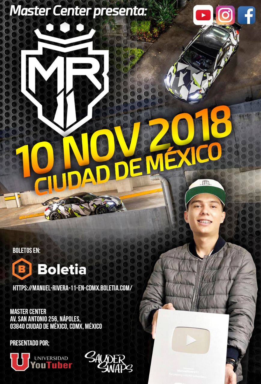 Compra boletos para MANUEL RIVERA 11 EN CDMX. - Boletia